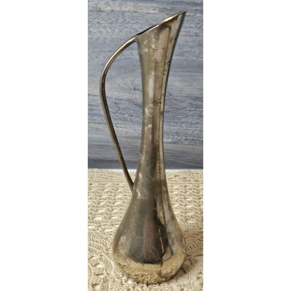 Unbranded | Dining | Vintage Sleek Long Neck Silver Plated Slender ...